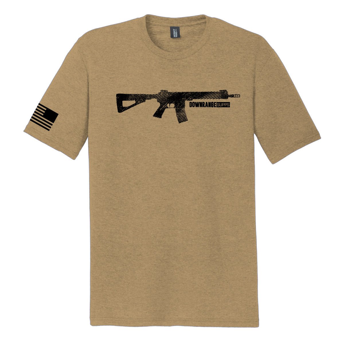 Downrange Coyote Tan Shirt - DownRange Supplements