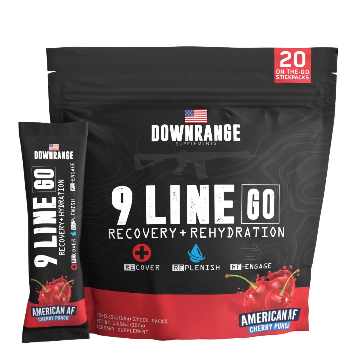 9 Line Go | Recovery + Hydration - DownRange Supplements