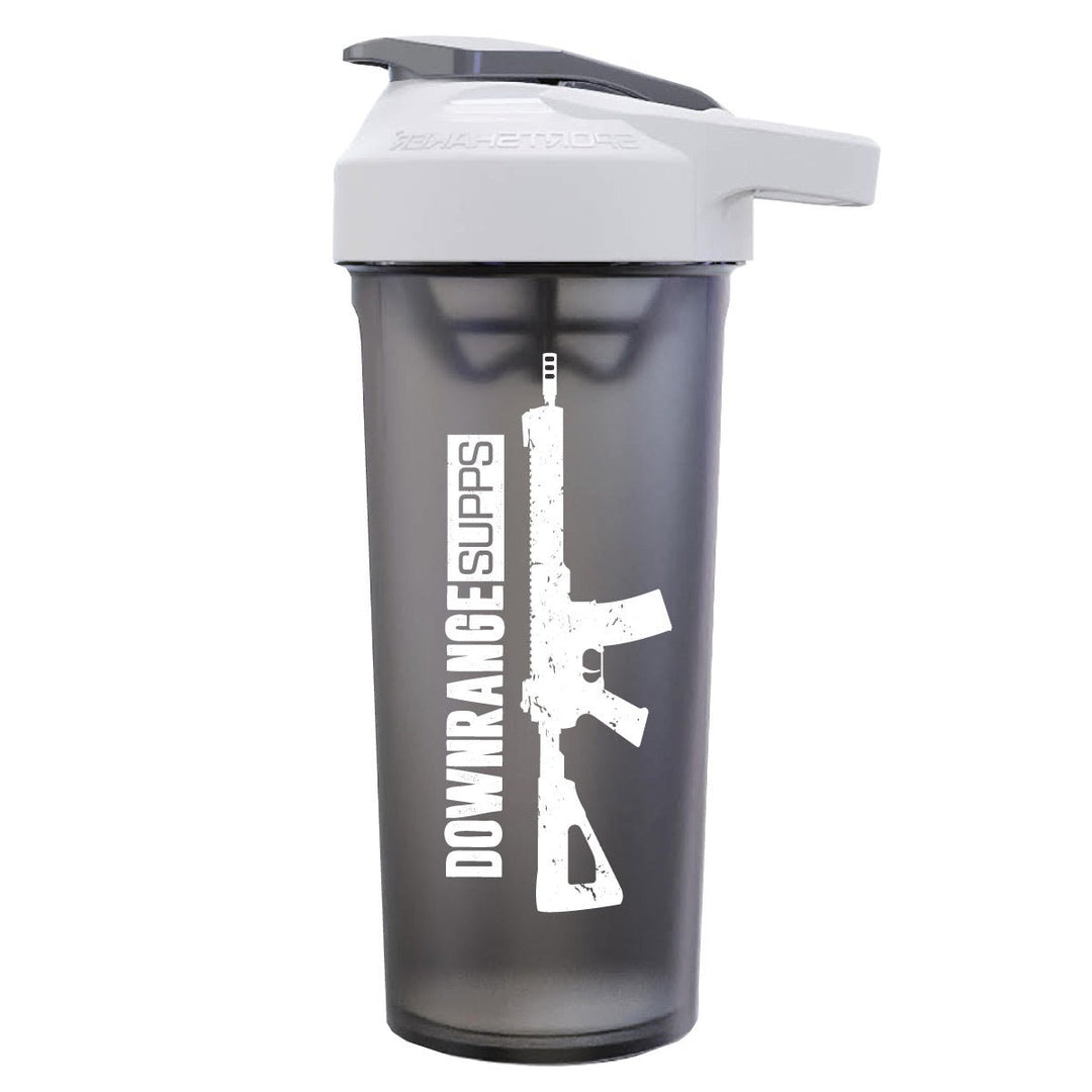 DownRange Black Sports Shaker - DownRange Supplements